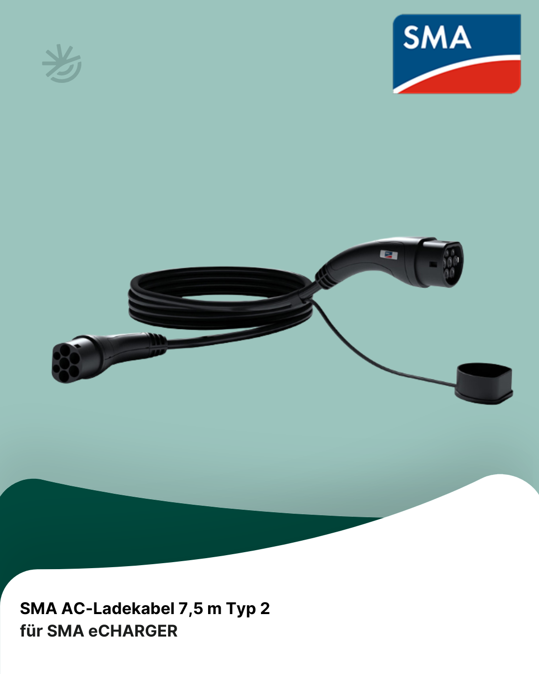 SMA AC-Ladekabel 7,5m Typ 2 für SMA eCHARGER – Solar Outlet